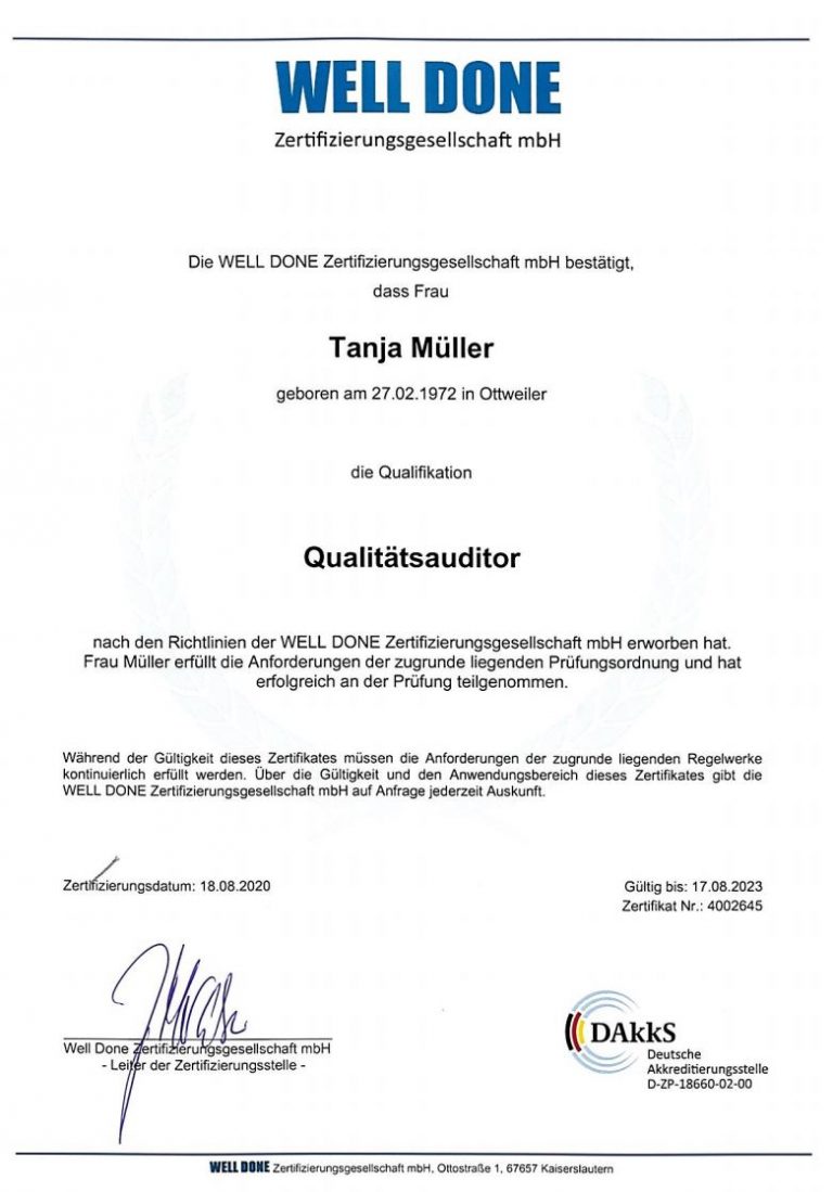 Wir haben den Stillstand zur Weiterbildung genutzt Teil – 2 – – QM-Partner