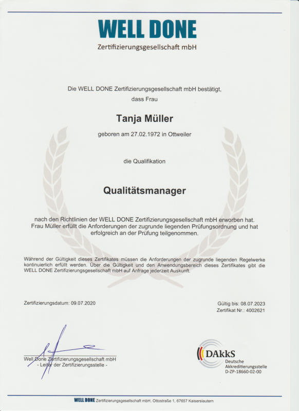 Wir haben den Stillstand zur Weiterbildung genutzt Teil – 2 – – QM-Partner